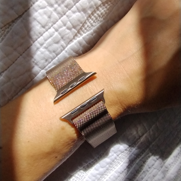 Apple | Jewelry | Apple Watch Gold Milanese Loop Band 44 Mm | Poshmark